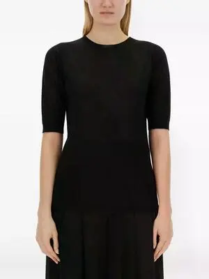 Fabiana Filippi Crew-neck Cashmere T-shirt