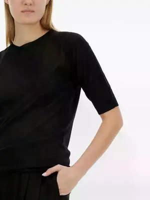 Fabiana Filippi Crew-neck Cashmere T-shirt