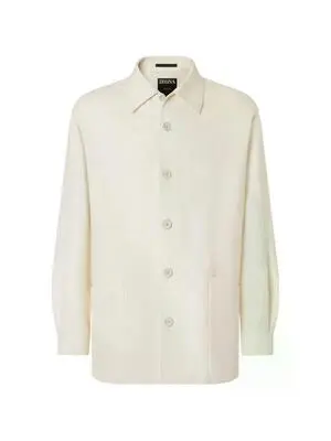 Zegna Button-up Wool Overshirt