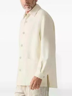Zegna Button-up Wool Overshirt