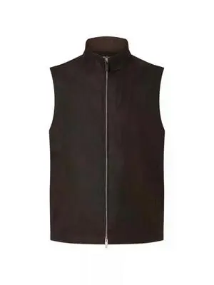 Zegna Lino Oasi Vest - Brown