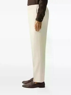 Zegna Oasi Lino Trousers - Neutrals