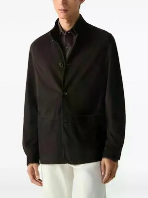 Zegna Il Conte Oasi Leather Jacket