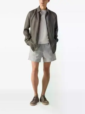 Zegna Oasi Lino Shirt - Grey