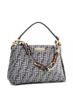 Fendi O'lock Zip Zucca Chenille Shoulder Bag