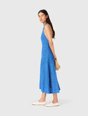 Maje Guipure Maxi Dress