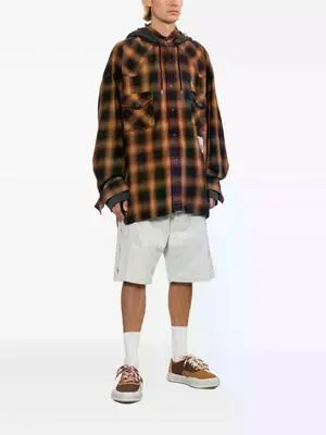 Mihara Yasuhiro Hooded Checked Shirt