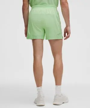 Lululemon Mesh-panelled Tennis Short - Kale Krush/light Ivory