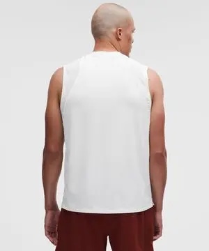 Lululemon Sleeveless Tennis Shirt With Mesh Paneling - White