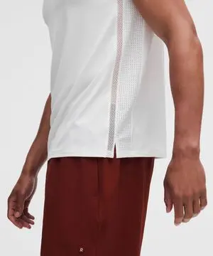 Lululemon Sleeveless Tennis Shirt With Mesh Paneling - White