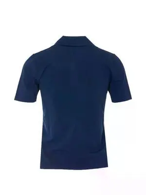 ROBERTO COLLINA Polo-collar T-shirt - Blue