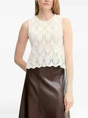 HOSS INTROPIA Openwork Knit Top