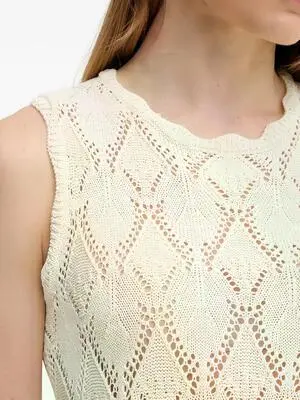 HOSS INTROPIA Openwork Knit Top