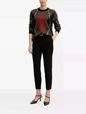 Sisley Ankle-length Pinstripe Trousers