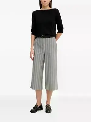 Sisley Striped Trousers - Grey