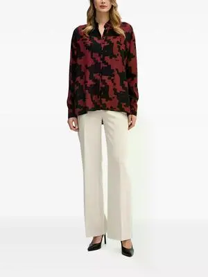 Sisley Geometric Print Shirt
