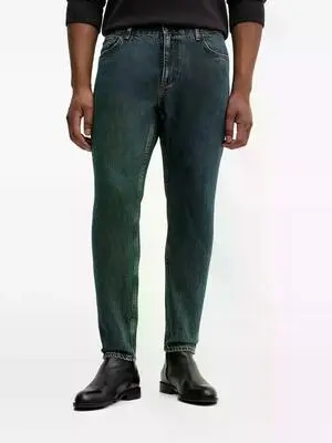 Sisley Slim-fit Denim Jeans With Patch Detail