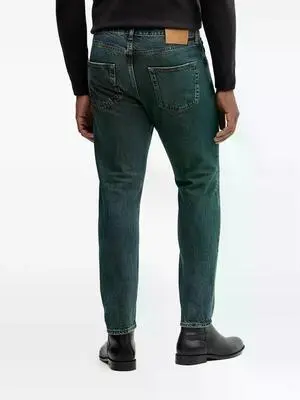 Sisley Slim-fit Denim Jeans With Patch Detail