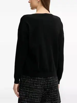 Sisley Round Neck Sweater - Black