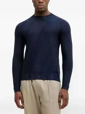 Sisley Textured Crew Neck Sweater