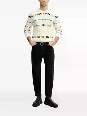 Sisley Frayed-hem Jeans
