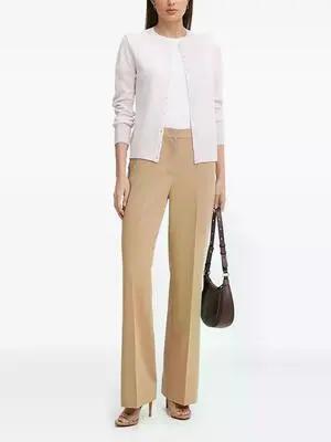 Sisley Wide Leg Trousers - Neutrals