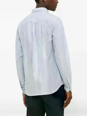 LES DEUX Striped Shirt - Blue