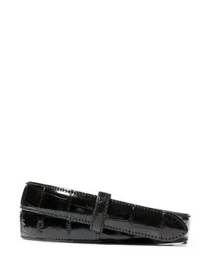 Ralph Lauren Purple Label Leather Belt - Black