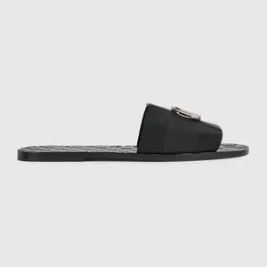 Gucci Riviera Slide Sandal - Black