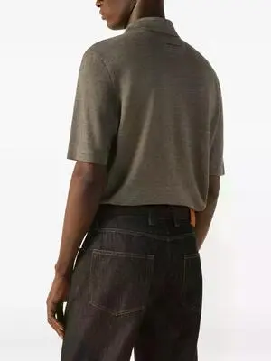 Zegna Oasi Lino Polo Shirt - Neutrals