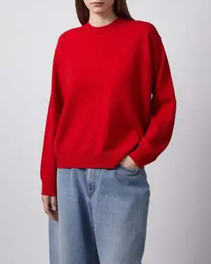 RÓHE Crewneck Sweater With Open Neck