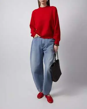 RÓHE Crewneck Sweater With Open Neck