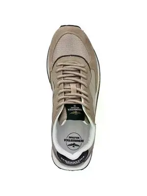 AERONAUTICA MILITARE Suede Panel Sneakers - Neutrals
