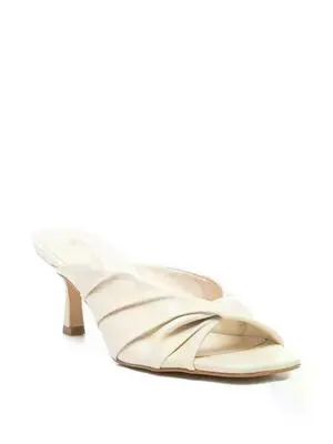 ANDREA CARRANO Twisted-strap Mules