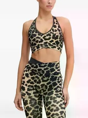 P.E Nation Animal Print Racerback Bra