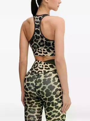 P.E Nation Animal Print Racerback Bra