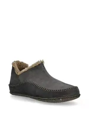 Sorel Manawan Fur-trimmed Slippers
