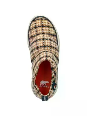 Sorel Houndstooth Slip-on Boots