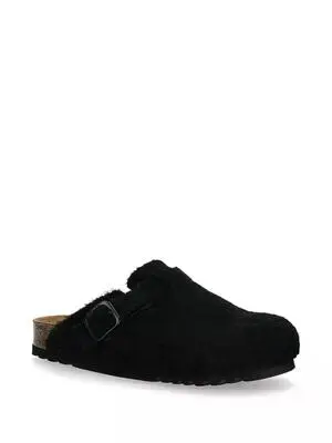 DR. SCHOLL'S SHOES Oliver Buckle-detail Mules - Black