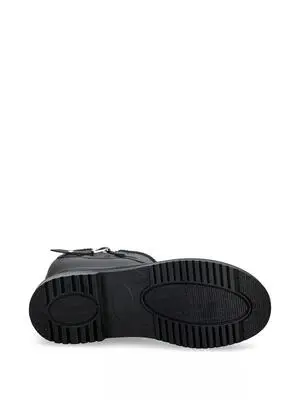 DR. SCHOLL'S SHOES Chambery Low Buckle-strap Rain Boots - Black