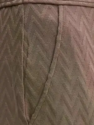 MOS MOSH Herringbone Wide Leg Trousers