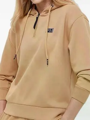 FILA Half-zip Hoodie - Neutrals