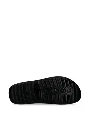 Ecco Buckle-detail Flat Sandals - Black
