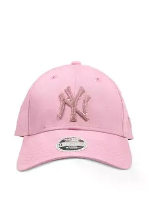 New Era Embroidered-logo Cap - Pink