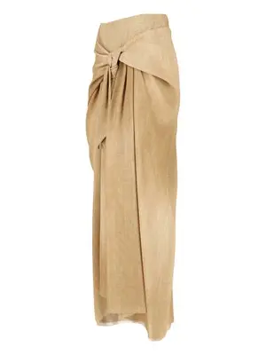 Ermanno Scervino Draped Midi Skirt