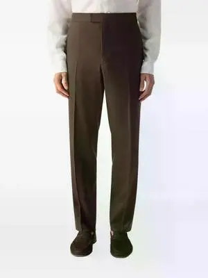 Zegna Elasticated Trousers - Brown