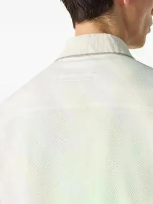 Zegna Textured Polo Shirt - Neutrals