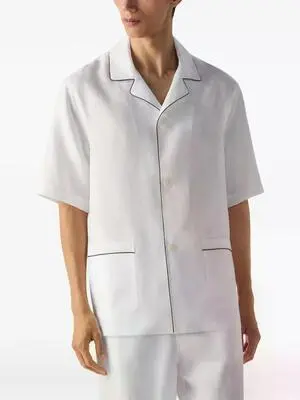 Zegna Piped Oasi Lino Pyjamas