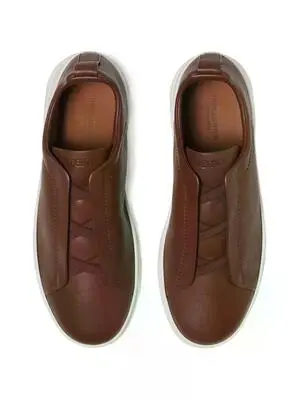 Zegna Triple Stitch™ Sneakers - Brown