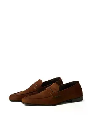 Zegna Leather Loafers - Brown